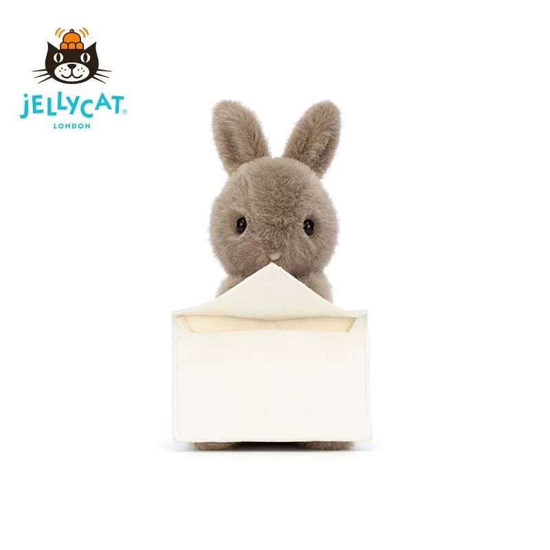 [100% Original] UK Jellycat Messenger Bunny Plush Toy/with Dust Bag ...