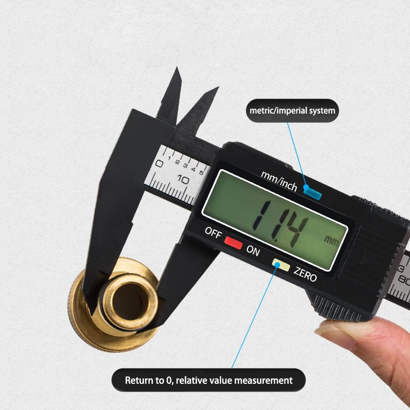 Digital Caliper 6 Inch LCD Digital Vernier Caliper Gauge Mikrometer ...