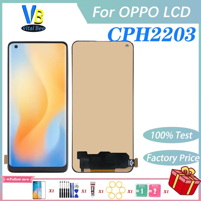 For OPPO CPH2203 LCD Display Touch Screen Digitizer Assembly ...