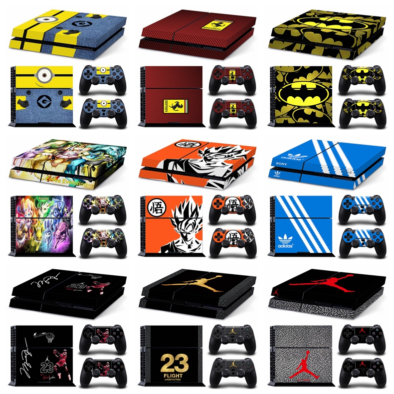 50 Styles Pattern PS4 Stickers Full Body Vinyl Skin Decal Cover for ...