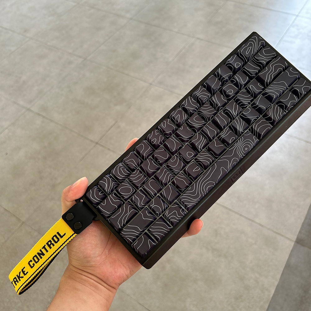 Contour line keycap OEM profile PBT keycaps translucent font | Shopee ...