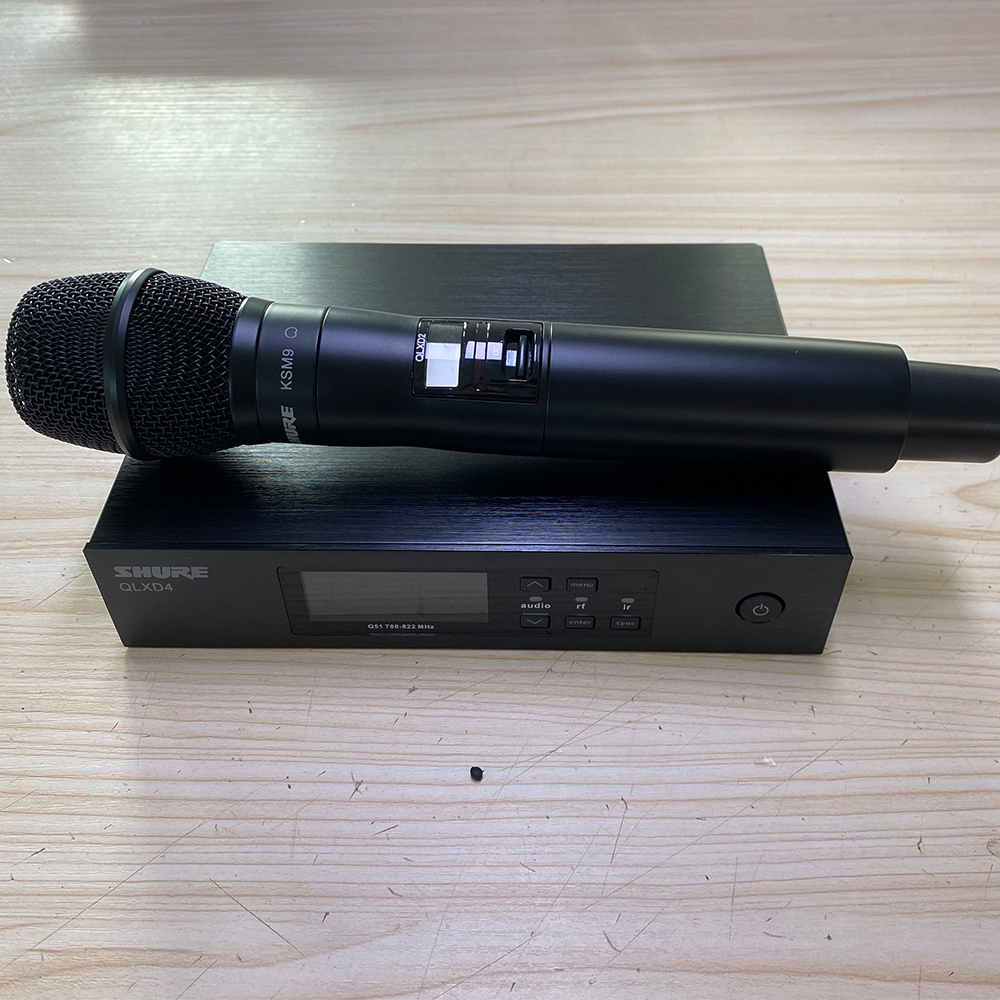Shure QLXD4 High Quality Professional UHF System Wireless Microphone KSM9 Handheld Mic,for Stage ...