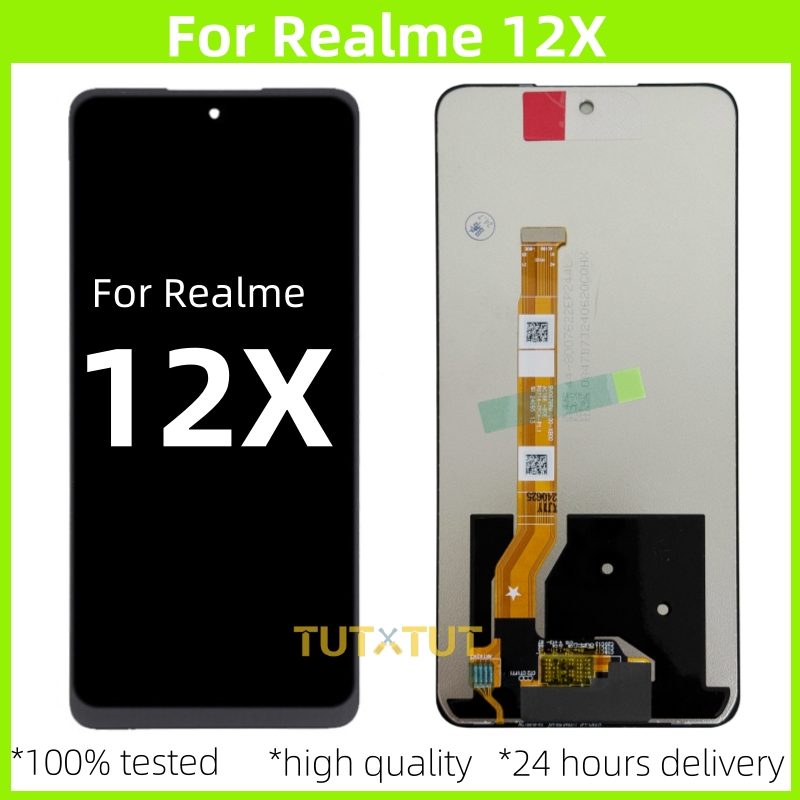 For Realme 12X LCD Display Touch Screen Glass Digitizer Assembly ...
