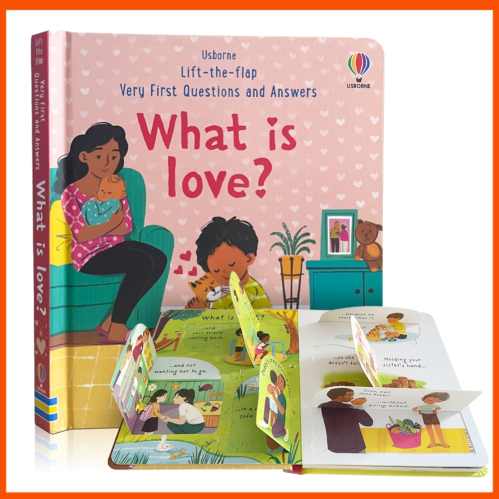 Usborne Very First Questions & Answers What Is Love? Board Book 3D Flap ...