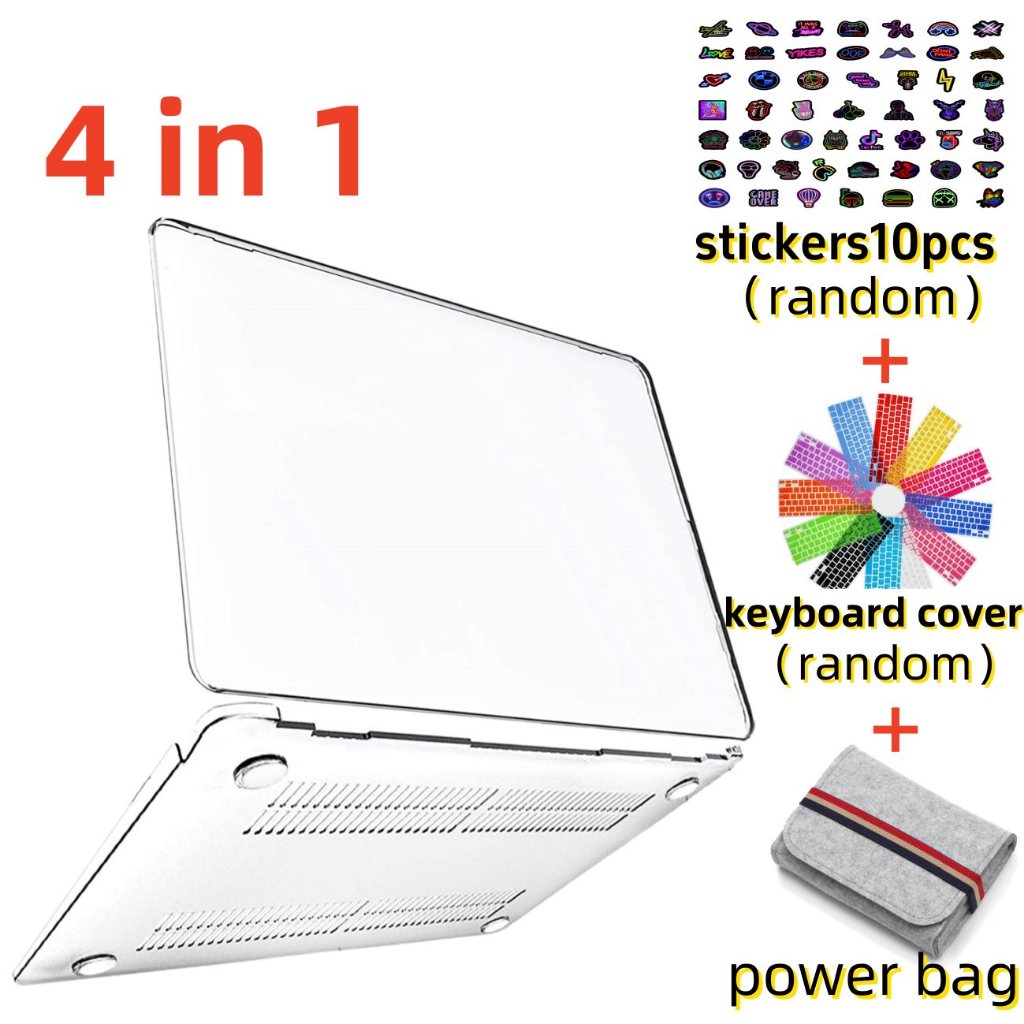 4 in 1 Hard Case With For MacBook Pro Air 13 15 16 11 12Retina Case ...