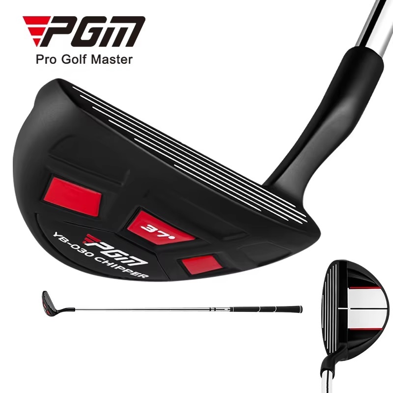 PGM Unisex Loft 37 right handed golf chipper club with stepped steel ...
