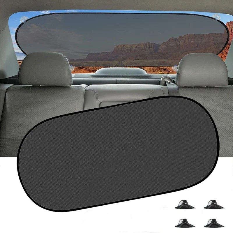 Car Sun Shade UV Protection Folding Auto Rear Window Sunshade 100x50cm ...