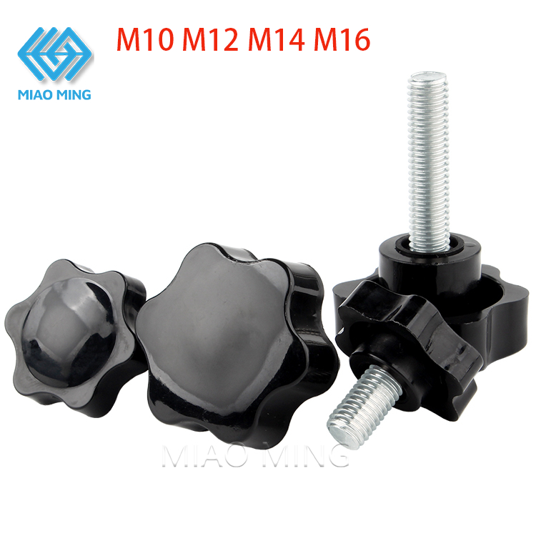 M10-M16 304 Stainless Steel Six Star Shaped Head Clamping Nuts Knob ...