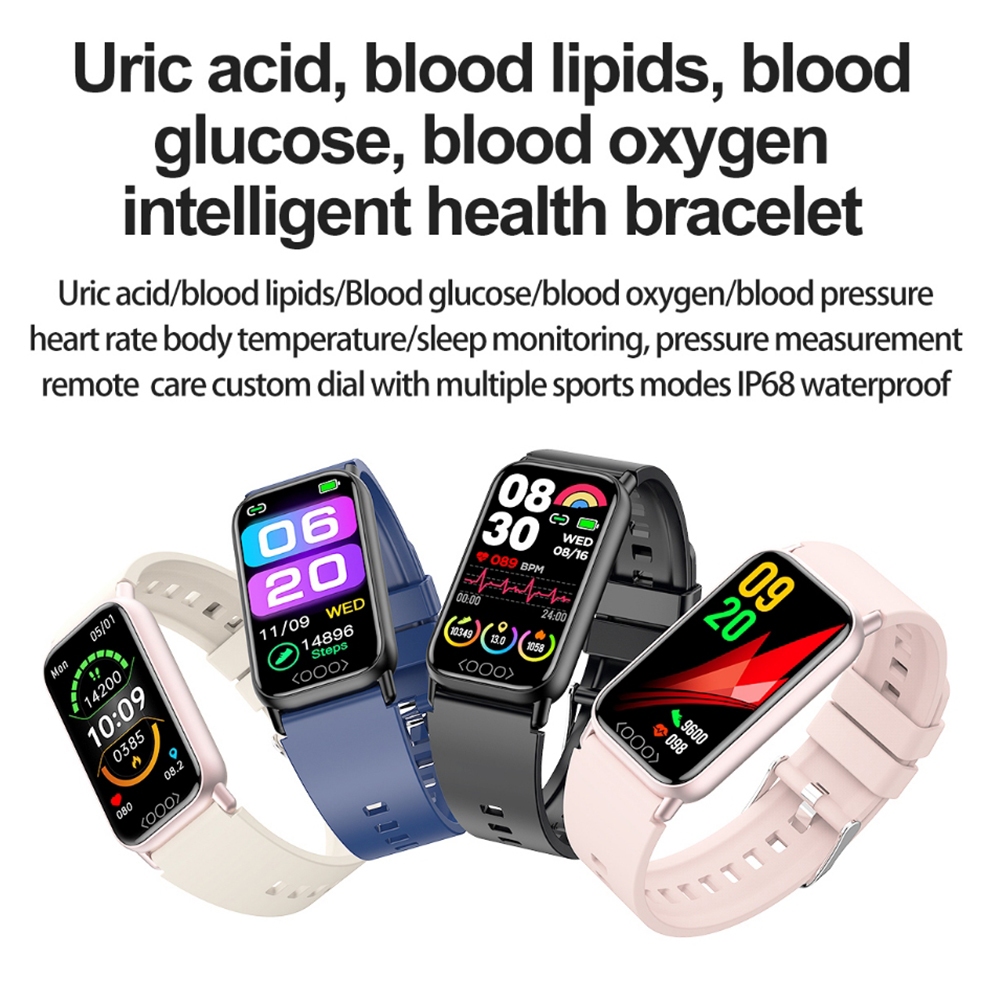 Smart Watch Blood Lipid Uric Acid Blood Glucose Monitoring Smartwatch ...