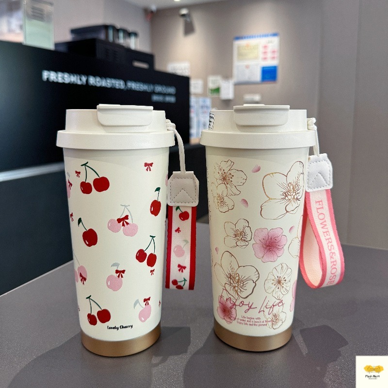 ⚡Ready Stock Thermos Cup Coffee Cup Tumbler Cup Vacuum Water Bottle 316 Stainless Steel Water ...