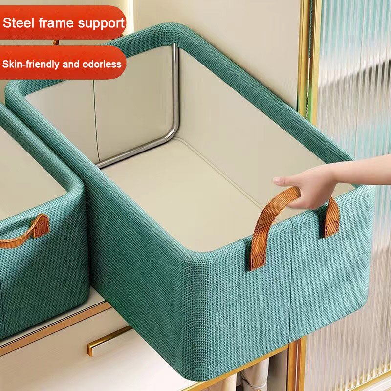 Steel Frame Cationic Storage Box Clothes Fitting Box Folding Clothes ...