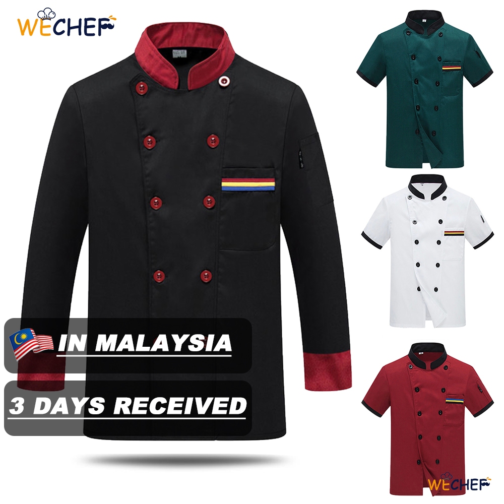 🔥🇲🇾MALAYSIA READY STOCK🔥Unisex Chef Uniform Restaurant Bakery Kitchen ...