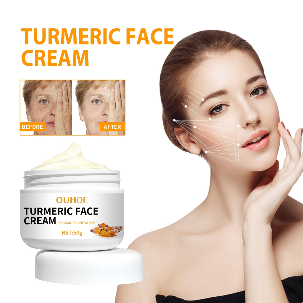 Local Stock> Turmeric Facial Cream Gently cares for soft skin ...