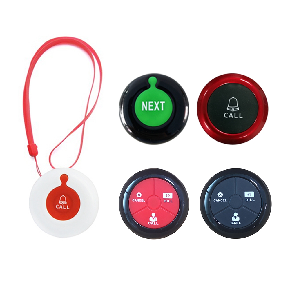 Caregiver Pager Buttons for Wireless queuing call system machine ...