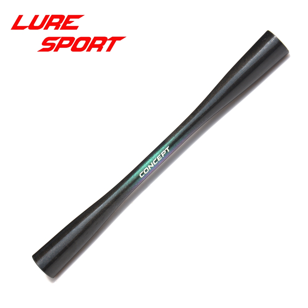 LureSport 28cm Taper Carbon Tube Handle Grip with End Cap Rod Building ...