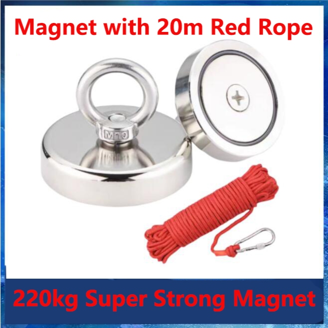 220kg Super Strong Magnet Neodymium Permanent Magnet Fishing Magnet ...