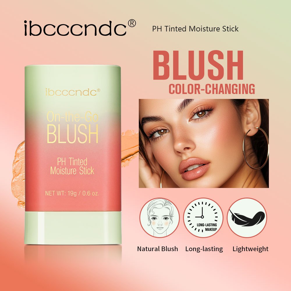 IBCCCNDC On-the-Glow Blush Blush Cheek Tone，Multi-Use Hydrating PH ...