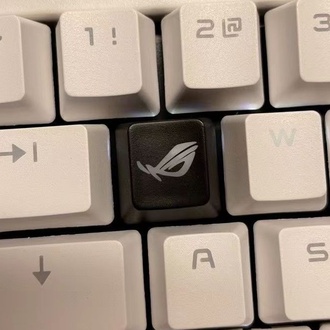 1PCS ROG Keycap Translucent for Mechanical Keyboard Light Transmission ...
