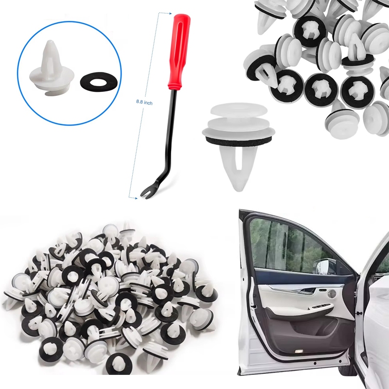 New Automotive interior door panel fastener clip universal solid door ...