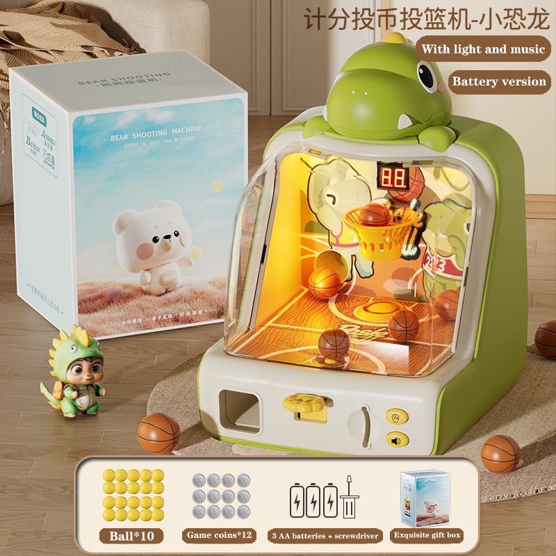 Children's Toys Shooting Game Console Dinosaur Vending Machine Dinosaur ...