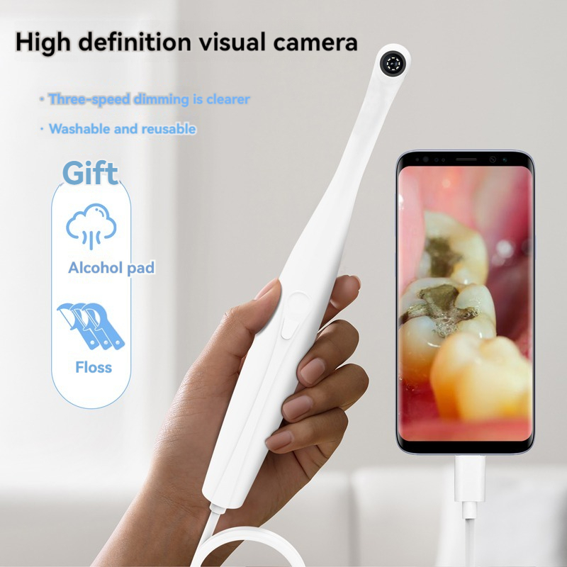 Look at teeth HD visual camera oral endoscope mobile phone home micro ...