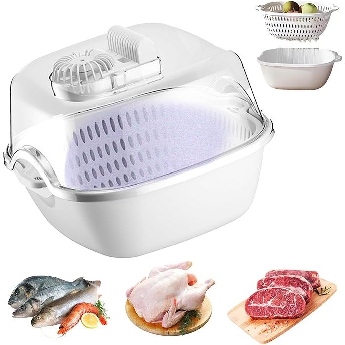 MIZONA 4 in 1 Defrosting Tray Multifunction Large Capacity Fast Food ...