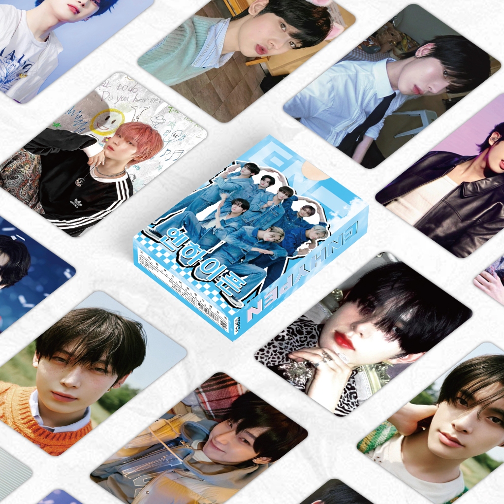 55pcs/box EN-HYPEN Orange Blood Mini 4th Album DARK BLOOD Photocards ...
