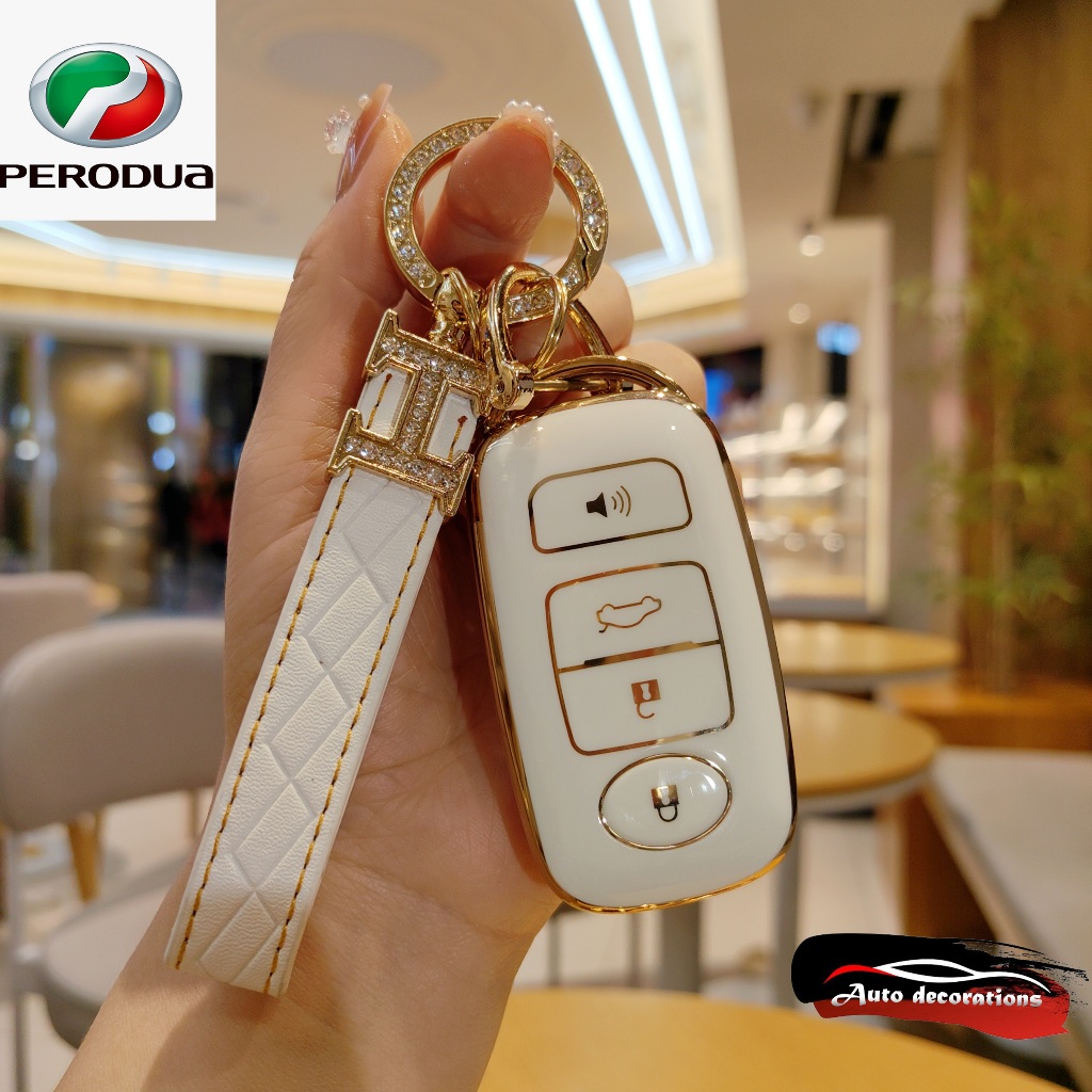 perodua key cover perodua axia alza ativa Myvi car keychain perodua ...