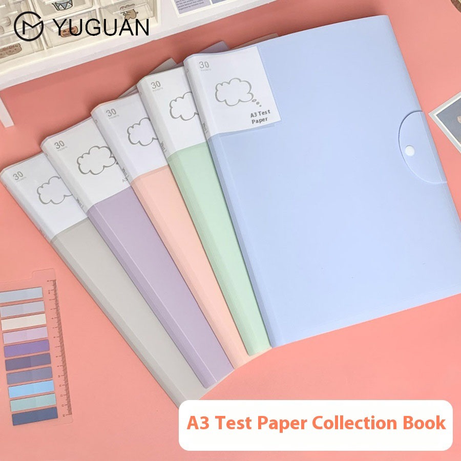 Creative And Convenient A3 Test Paper Packing Bag Information Book Test ...