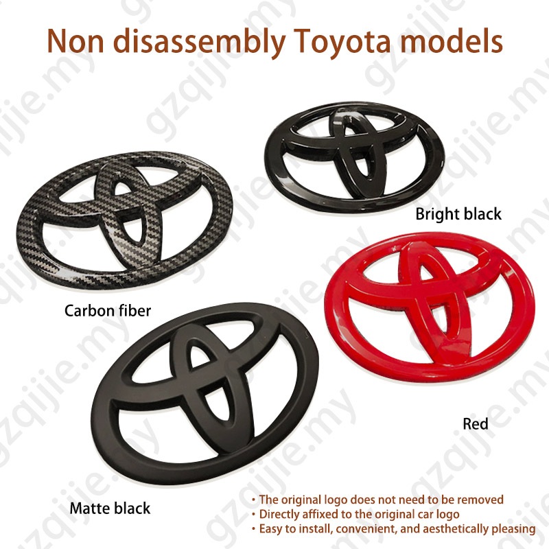 TOYOTA LOGO Yaris CAMRY COROLLA Vios LOGO Rav4 Car logo badge Steering ...
