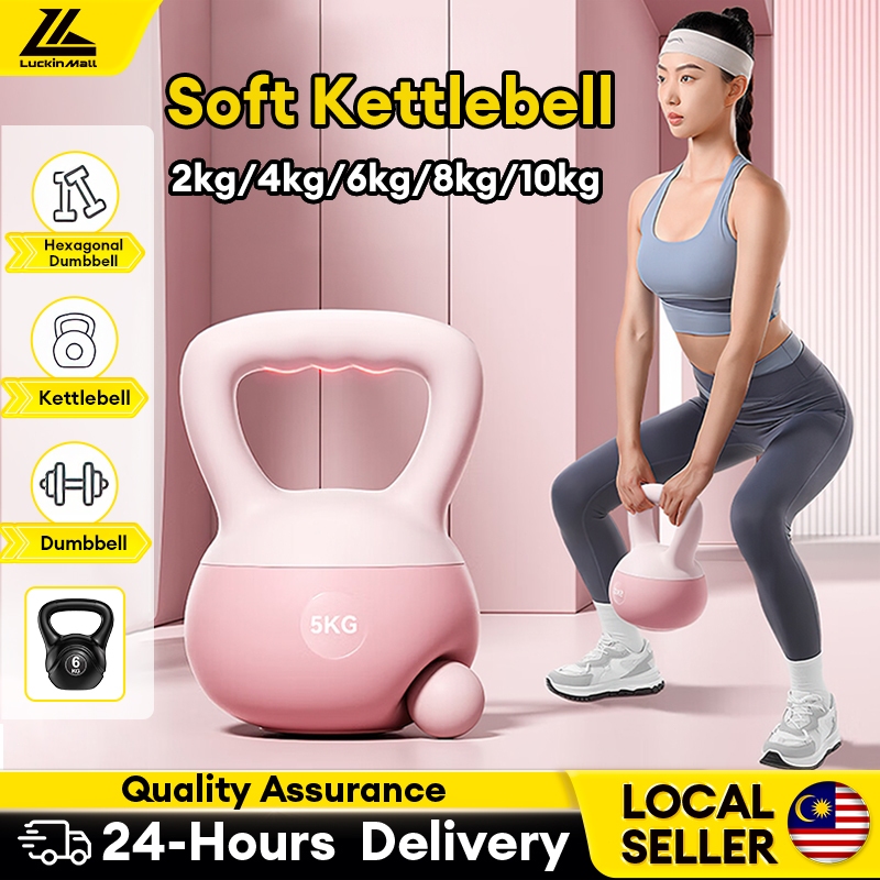 Premium Workout KettleBell Soft Kettlebell Weights Gym Training Plastic Coating Kettlebell ...