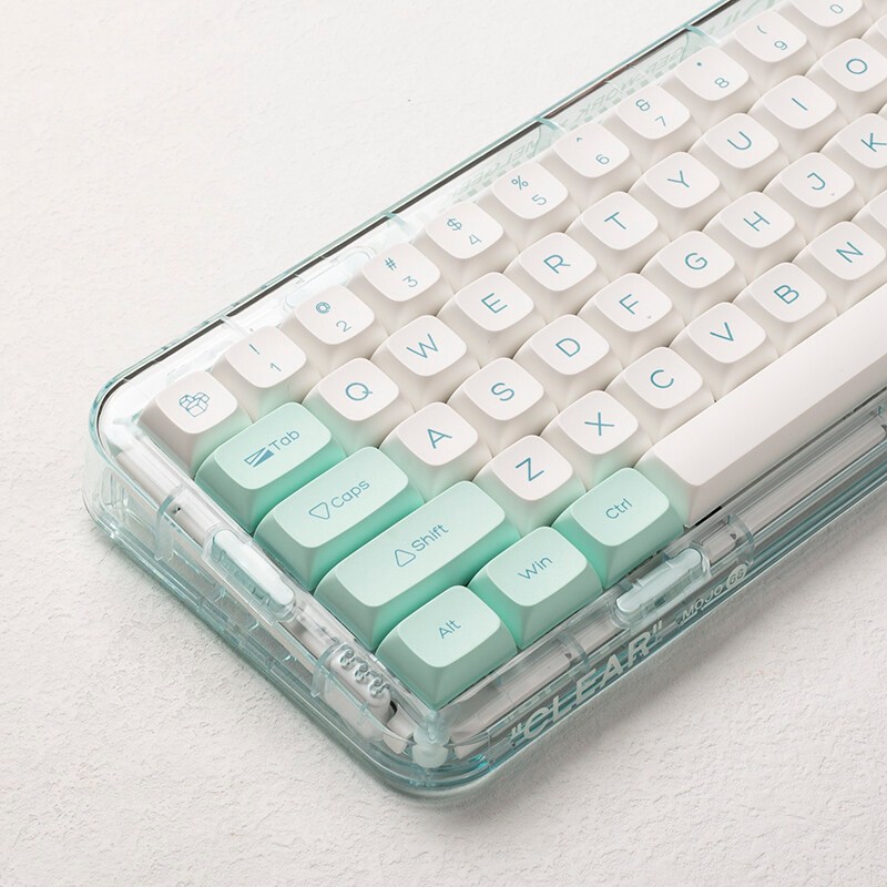 【In Stock】Ice Mint Keycap 132 Keys XDA Profile PBT Sublimation For ...
