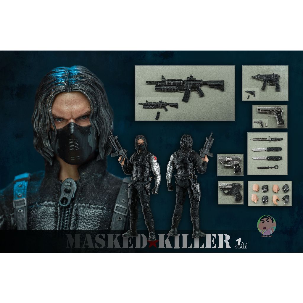 Nota Studio 1/12 Marvel Winter Soldier Bucky Barnes DX Action Figure ...