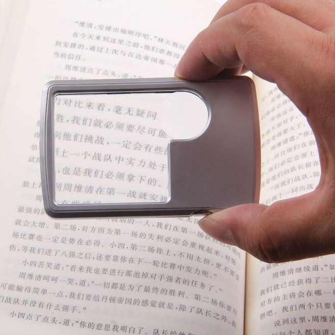 10X Hand Held Magnifying Glass With 12 LED Light Illumination For ...