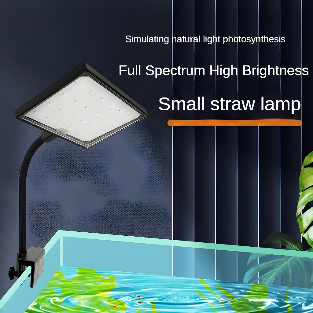 Fish tank light full spectrum LED fish tank energy-saving clip light ...