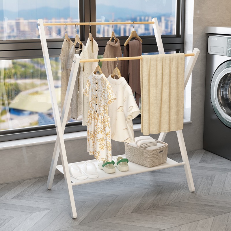 Clothes Rack iron Clothes rack 床头衣帽架 | Shopee Malaysia