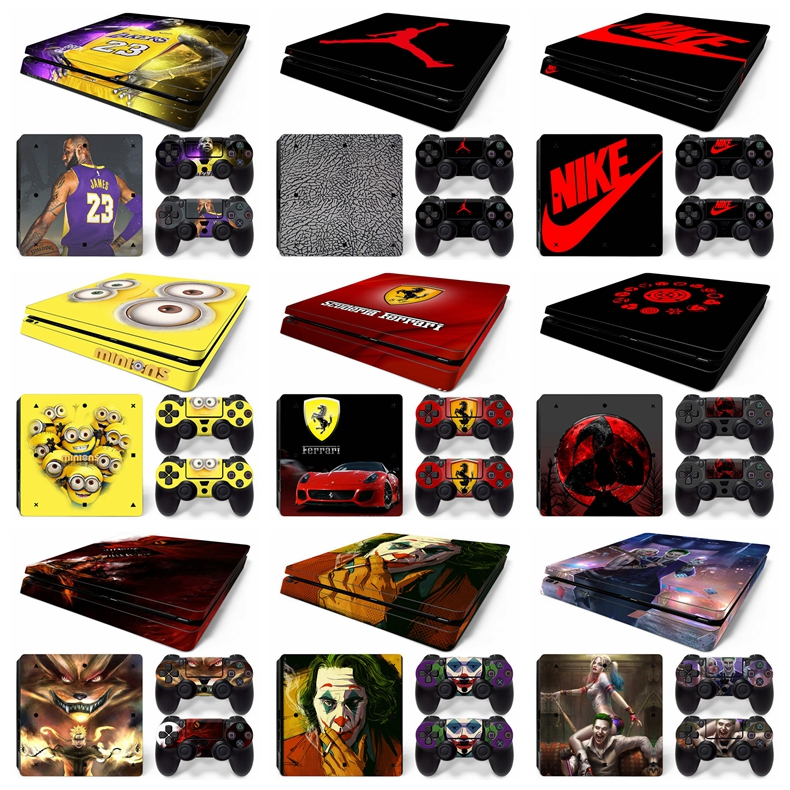 50-Colors PS4 Slim Console Skin Set Vinyl Decal Sticker for Playstation ...