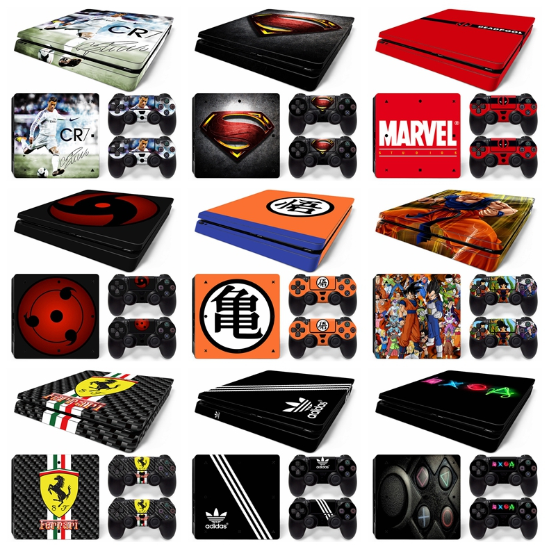 36 Colors PS4 Slim Console Skin Set Vinyl Decal Sticker for Playstation ...