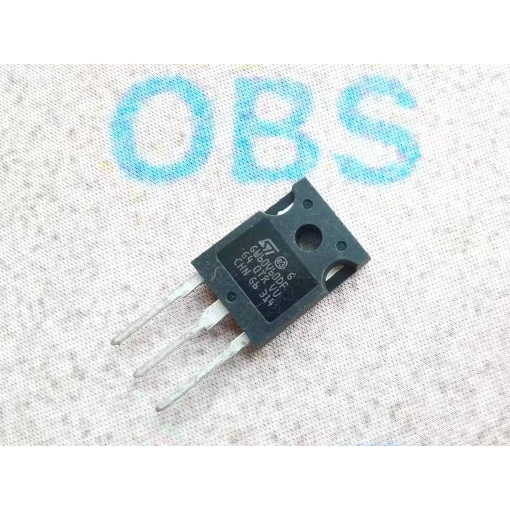 ((5pcs) Gw60v60df Brand New Original STGW60V60DF TO-247 IGBT 600V 60A ...
