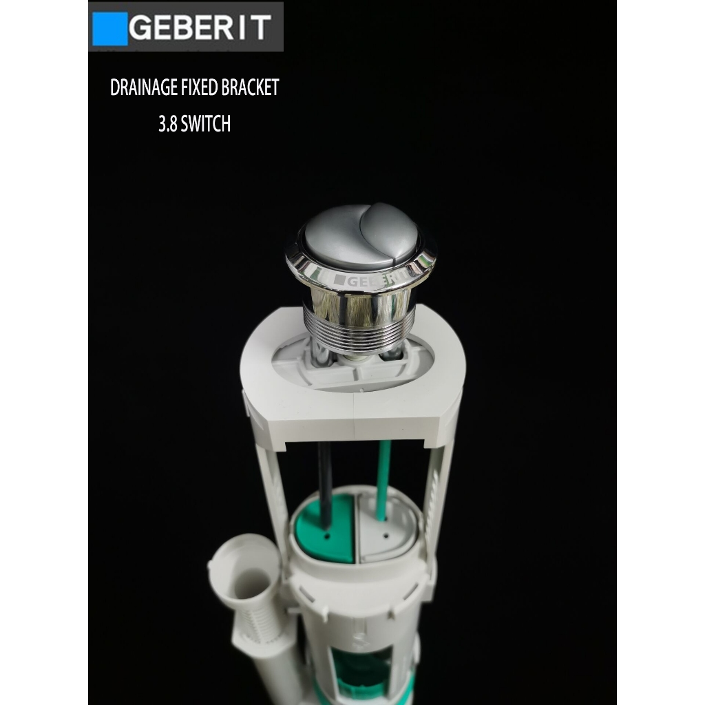 GEBERIT drainage valve 250 split joint with bracket threaded button ...
