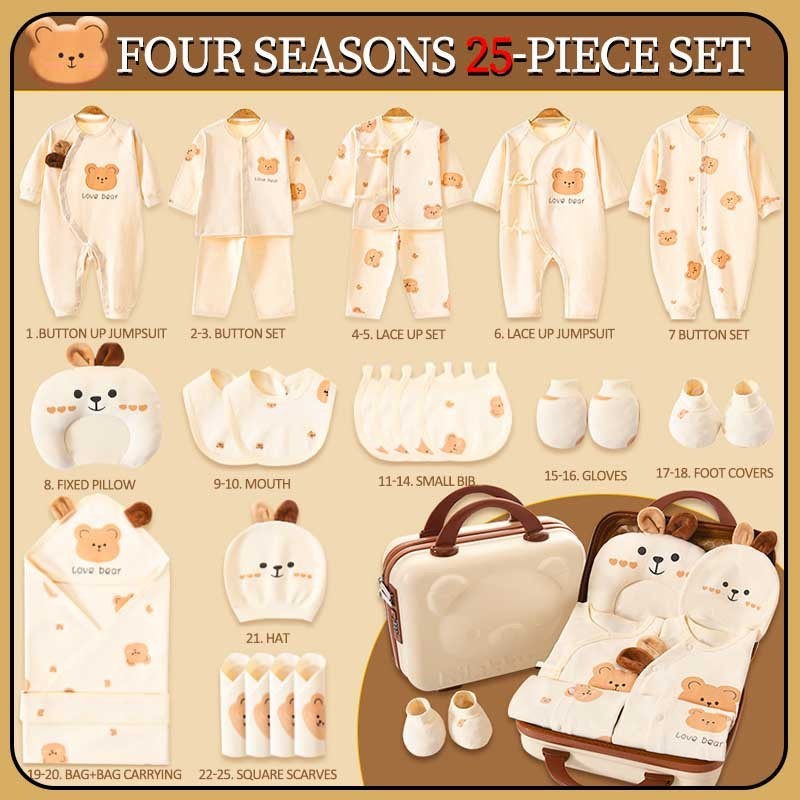 Baby clothes set Newborn Gift Box Spring Autumn Baby Clothes Suit Full ...