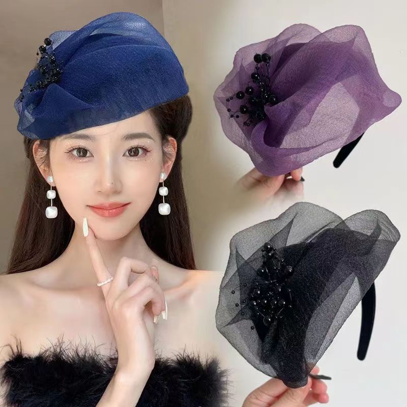 Half-cap breathable cover white hair half-cap shows the skull top high ...