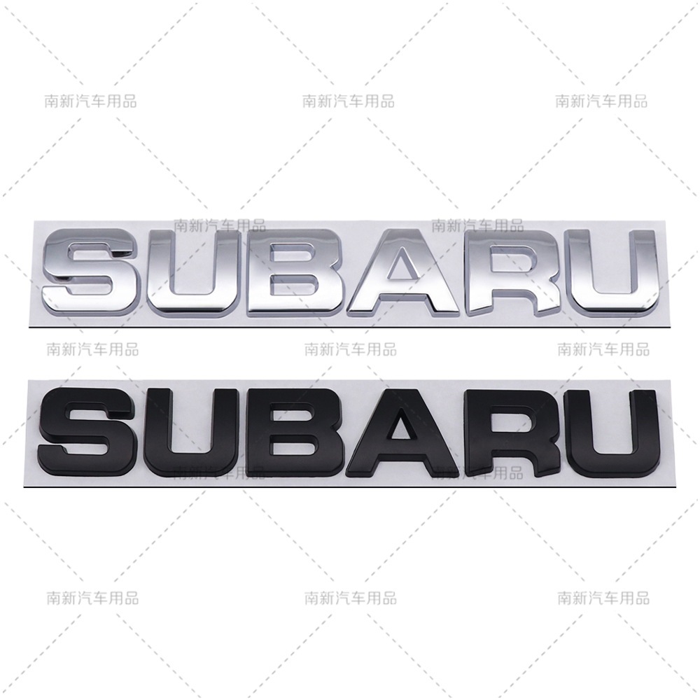 3D Metal Car SUBARU Letter Logo Emblem Decals Stickers For Subaru WRX ...