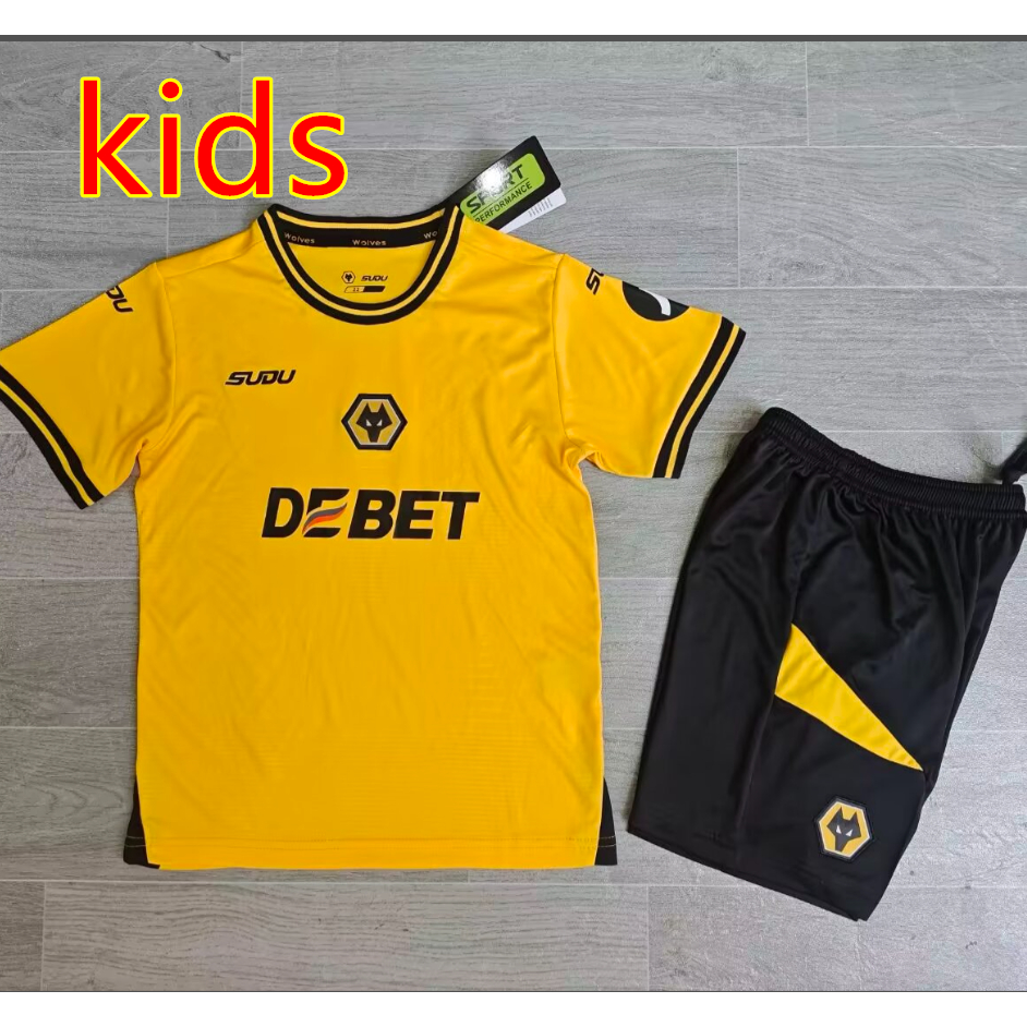 2024/25 wolves Home Kit Kit Football Shirt Soccer Jersey | Shopee Malaysia