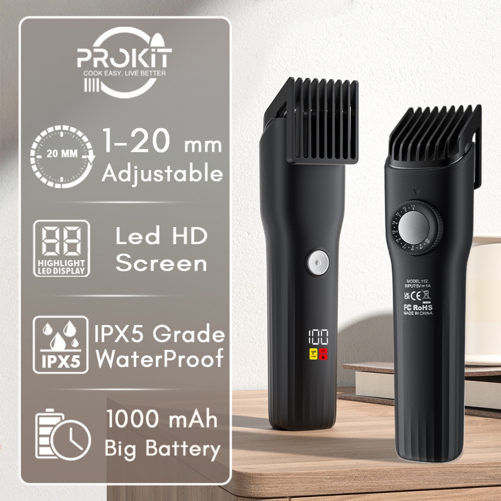 Boost Electric Hair Clipper Set Cordless Hair Trimmer With Scissors And ...