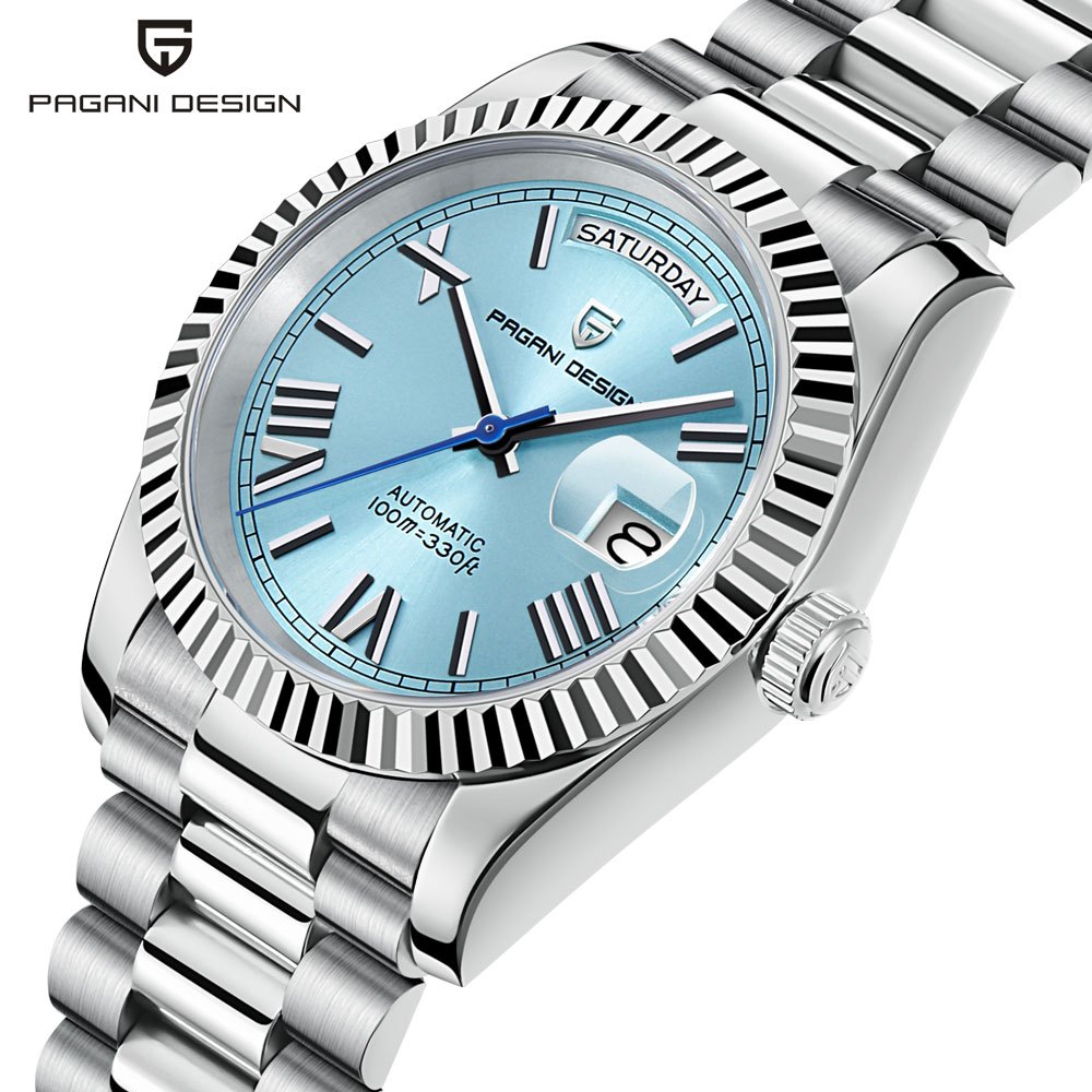 PAGANI DESIGN Men Watch Automatic Mechanical DD36 Stainless Steel AR ...