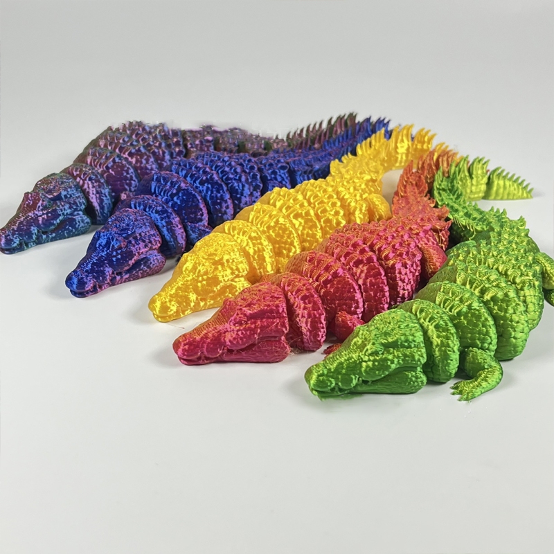 3d Printed Crocodiles Articulated Creative Gift Simulation Crocodile ...