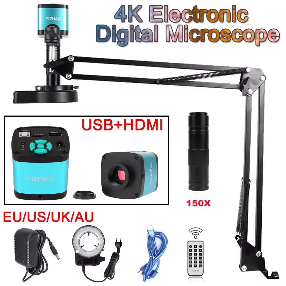 YIZHAN 48MP 4K 1080P HDMI USB Industrial Video Digital Microscope ...