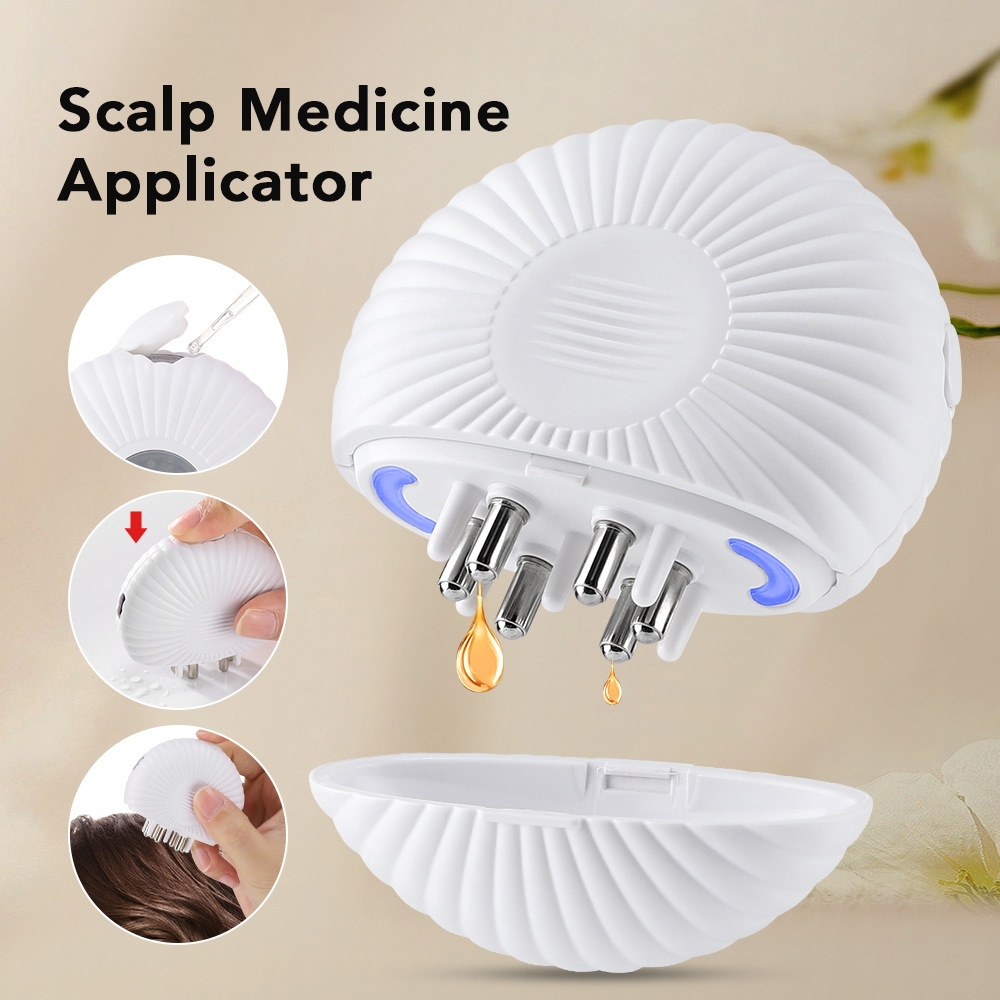 Hailicare Scalp Applicator with Red and Blue Light Electric Scalp ...