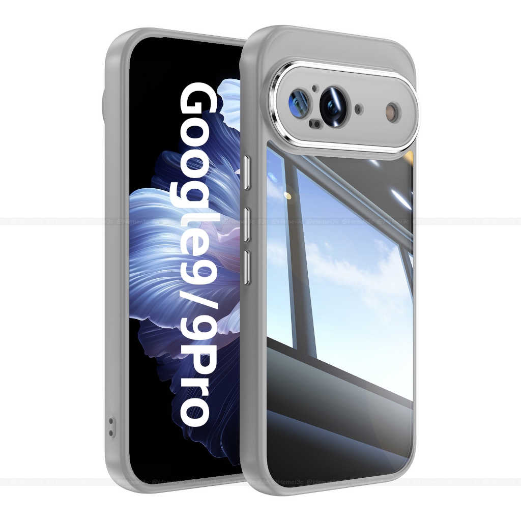 For Google Pixel 9 Pro XL 9a Casing Transparent Hard PC Back Phone Case ...